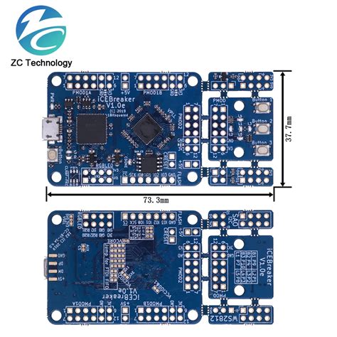 Icebreaker V E Fpga Placa De Desenvolvimento Ice Up K Kbit Para Conectores Pmod