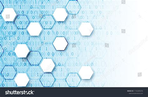 Technology Background Binary Computer Code Vector Vector De Stock