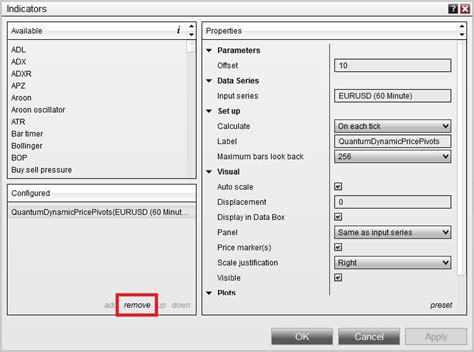 installing and configuring dynamic price pivots for ninjatrader 8