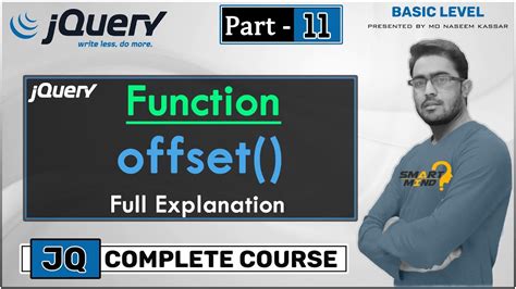 Offset Function Of Jquery For Beginners In Hindi By Smart Mind 11 Youtube