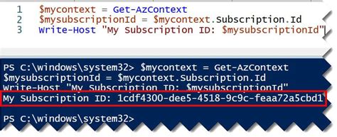 How To Get Subscription Id In Azure Powershell Azure Lessons
