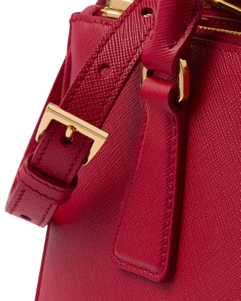 Fiery Red Prada Galleria Saffiano Leather Medium Bag Prada