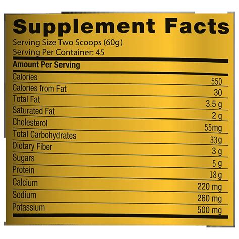 Mass Magic Gainer Muscle Trail