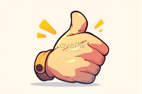 엄지손가락 제스처 일러스트 무료 다운로드 Lovepik
