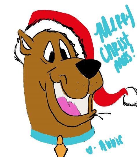 Merry Christmas Scooby Doo By Sunssapphire On Deviantart