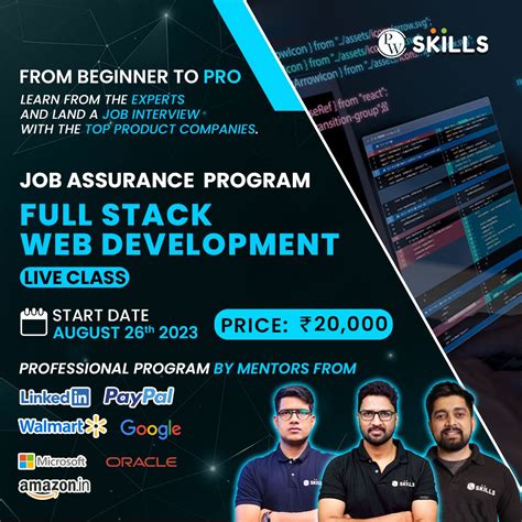 Webdevelopment Fullstack Codingjourney Careergrowth Industryexperts Jobassurance Pwskills