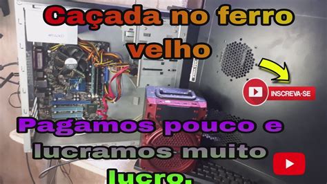 Caçada no ferro velho YouTube