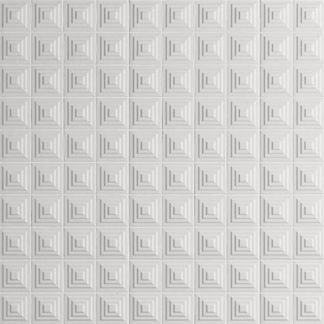 Artmore Tile Ridge Pyramid White 8 In X 16 In Matte Ceramic Patterned