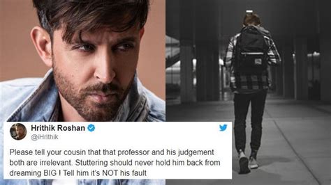 Hrithik Roshan Slams Teacher For Bullying Student For A Stutter