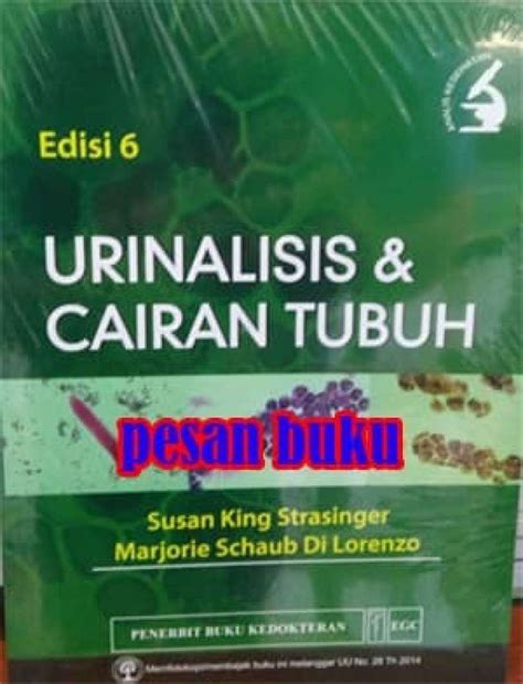 Promo Buku Urinalisis Dan Cairan Tubuh Edisi 6 Diskon 23 Di Seller