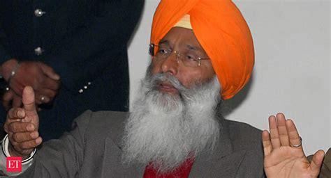 Sukhdev Singh Dhindsa To Return Padma Bhushan Amid Farmers Protest The Economic Times