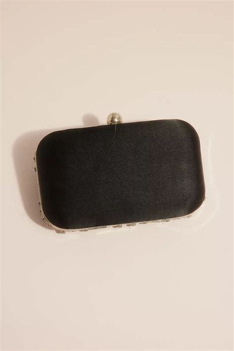 Floral Crystal Embellished Crossbody Clutch Davids Bridal