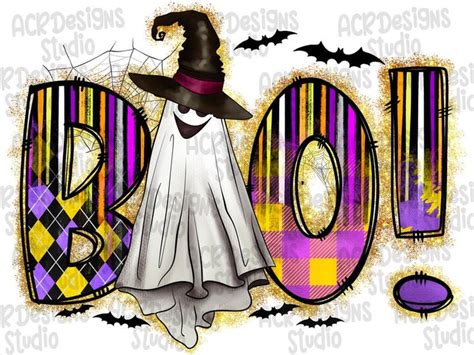 Boo Ghost Png Spooky Png Pumpkinsublimation Designs Downloads