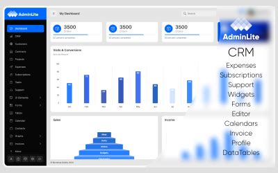 One Bootstrap 5 Admin Template 386528 TemplateMonster