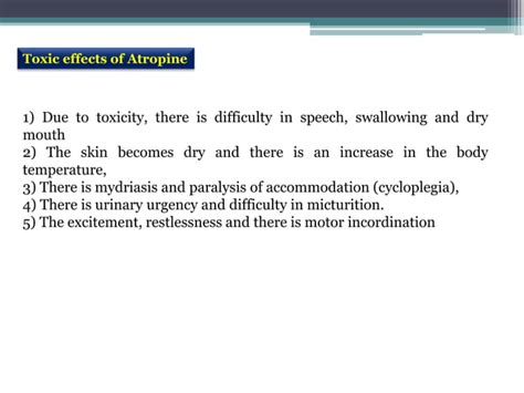 Parasympatholytic Drugs Pptx Eye And Vision Conditions Diseases