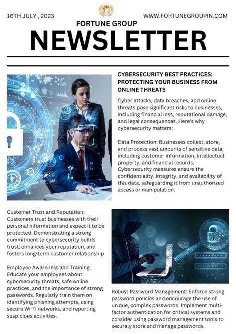 Cybersecurity Best Practices Protecting Your Business From Online Threats