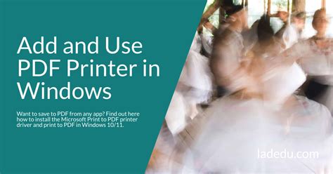 How To Print To PDF In Windows 10 11 La De Du