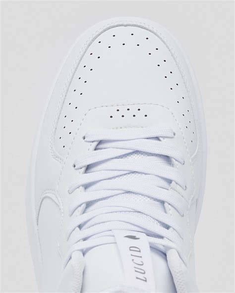 Shop Lucid Alpha High Top Shoes In Whitewhite Fast Shipping And Easy