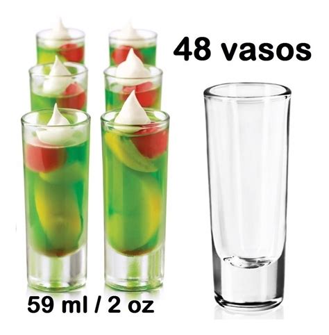 Vaso Tequilero Caballito Vidrio ml oz Tequila Lunita Envío gratis
