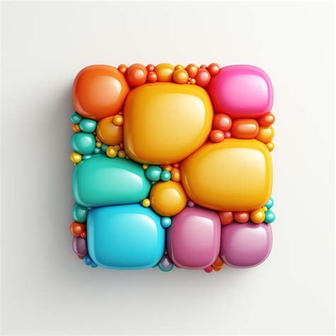 Premium Ai Image 3d Bubble