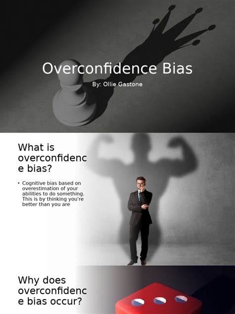 Overconfidence Bias Presentation 1 Pdf Behavioural Sciences