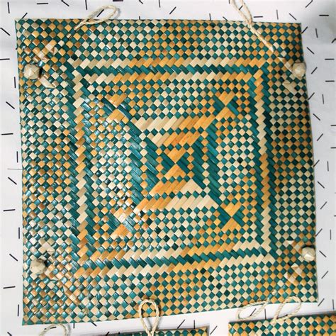 Philippines Banig Ticog Romblon Buri Handwoven Reed Grass Etsy