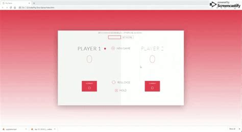 GitHub Nkeledjian Pig Dice Game A Web Version Of The Classic Dice Game