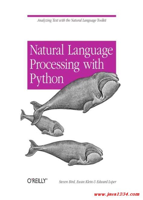 Python自然语言处理中文翻译 Nltk 中文版 Pdf 下载java知识分享网 免费java资源下载