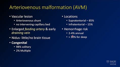 Brain Avm Arteriovenous Malformation Symptoms And