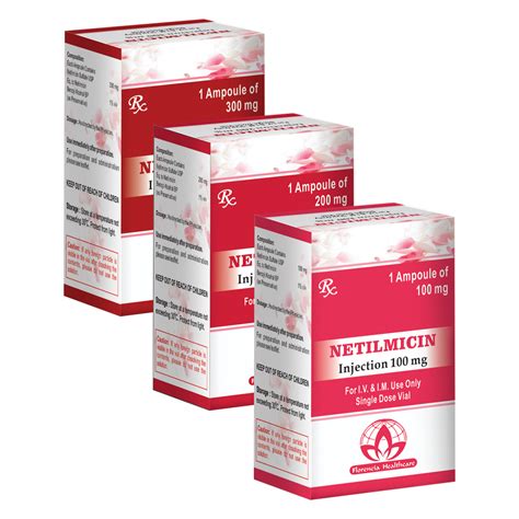 Netilmicin Injection 100mg 200mg 300mg Packaging Type Box At Best Price In Gautam Budh Nagar