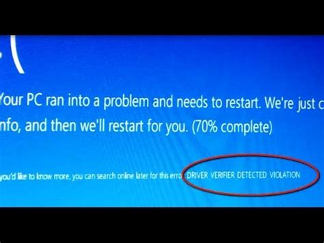 How To Fix DRIVER VERIFIER DETECTED VIOLATION Blue Screen Error In