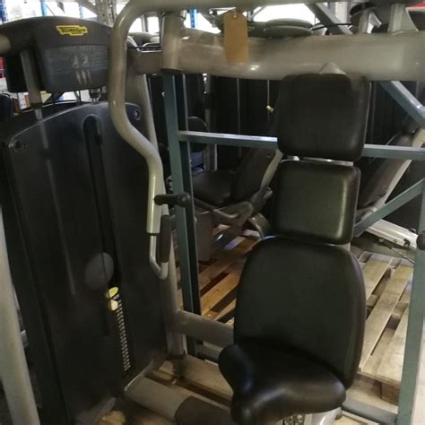 Chest Press Selection Mat Black Technogym Completamente Rigenerato
