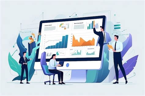 Premium Photo Flat Vector Design Statistical And Data Analysis For