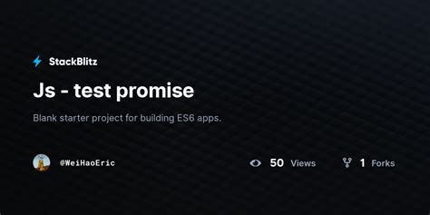 Js Test Promise Stackblitz