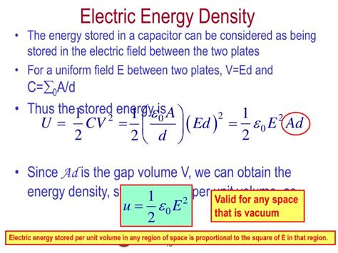 Electric Field Energy Density Unit At Stacy Fye Blog
