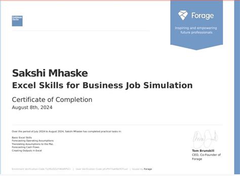 Sakshi Mhaske On Linkedin I Just Completed Goldman Sachss Excel