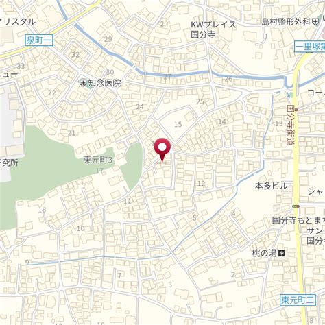 東京都国分寺市東元町3－12－20 の地図 Mapfan