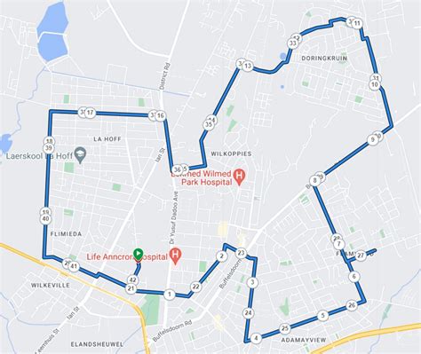 Klerksdorp Route The Running Mann