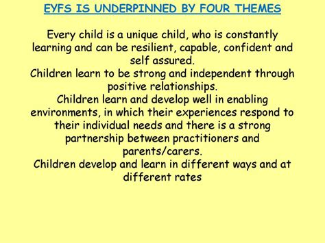 Early Years Foundation Stage Eyfs Ppt Download
