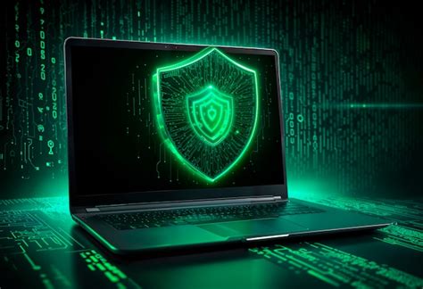 Abstract Cybersecurity Concept Design AI Generated Image