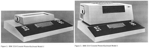 Ibm Keyboard History 1970s Ibm 3210 And 3215 Console Printer