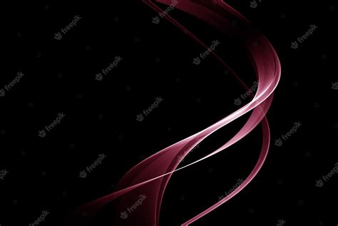 Premium Vector Abstract Vector Blue Wave Design Element On Dark Background Science Or