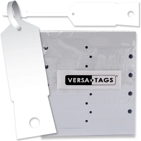 Amazon White Self Locking Arrow Key Tags Per Pack Size X White