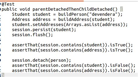 Cascading Type In Spring Boot