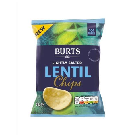 Burts Lentil Curls Lightly Salted 16 X 20g