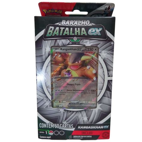 Pokemon Baralho Batalha Ex Greninja Ex Kangaskhan Ex Copag 60 Cartas