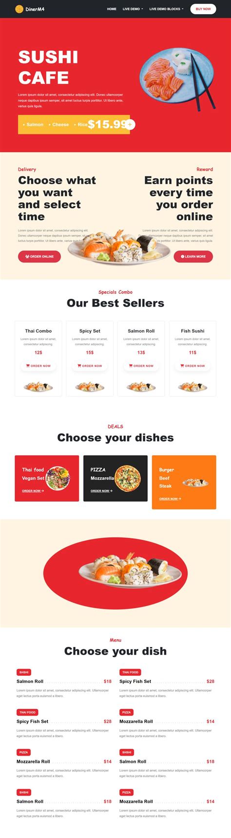 Arafath Islam Limon On Linkedin Food Website Html Css Bootstrap Template Live Link