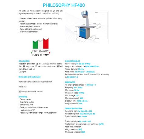 Hf400 30kw Veterinary X Ray Integration Available Imex Medical Limited