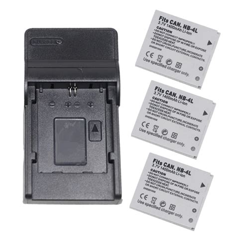 NB 4L Battery USB Charger For Canon IXUS 30 40 50 55 60 65 70 75