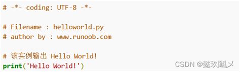 python3 实例（一） 菜鸟教程（十九） python 菜鸟教程 csdn博客